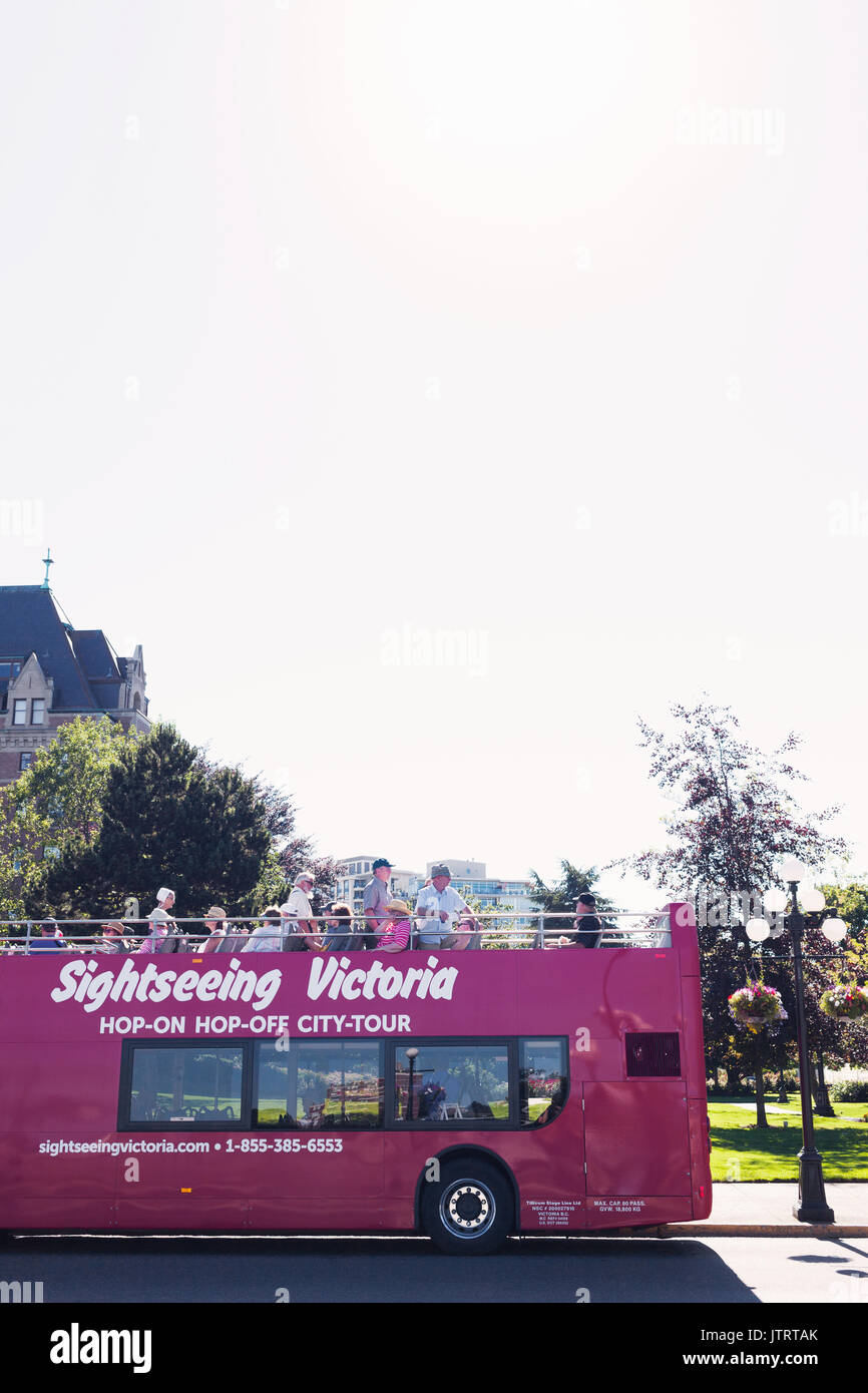 Vancouver canada bc sightseeing bus hi-res stock photography and images ...