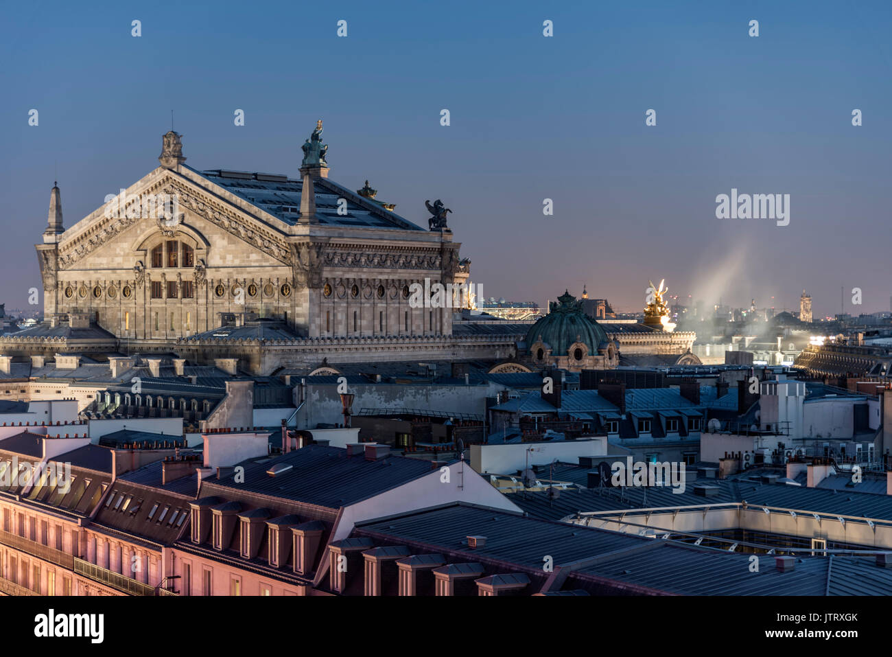 Beautiful roof palais garnier hi-res stock photography and images - Alamy