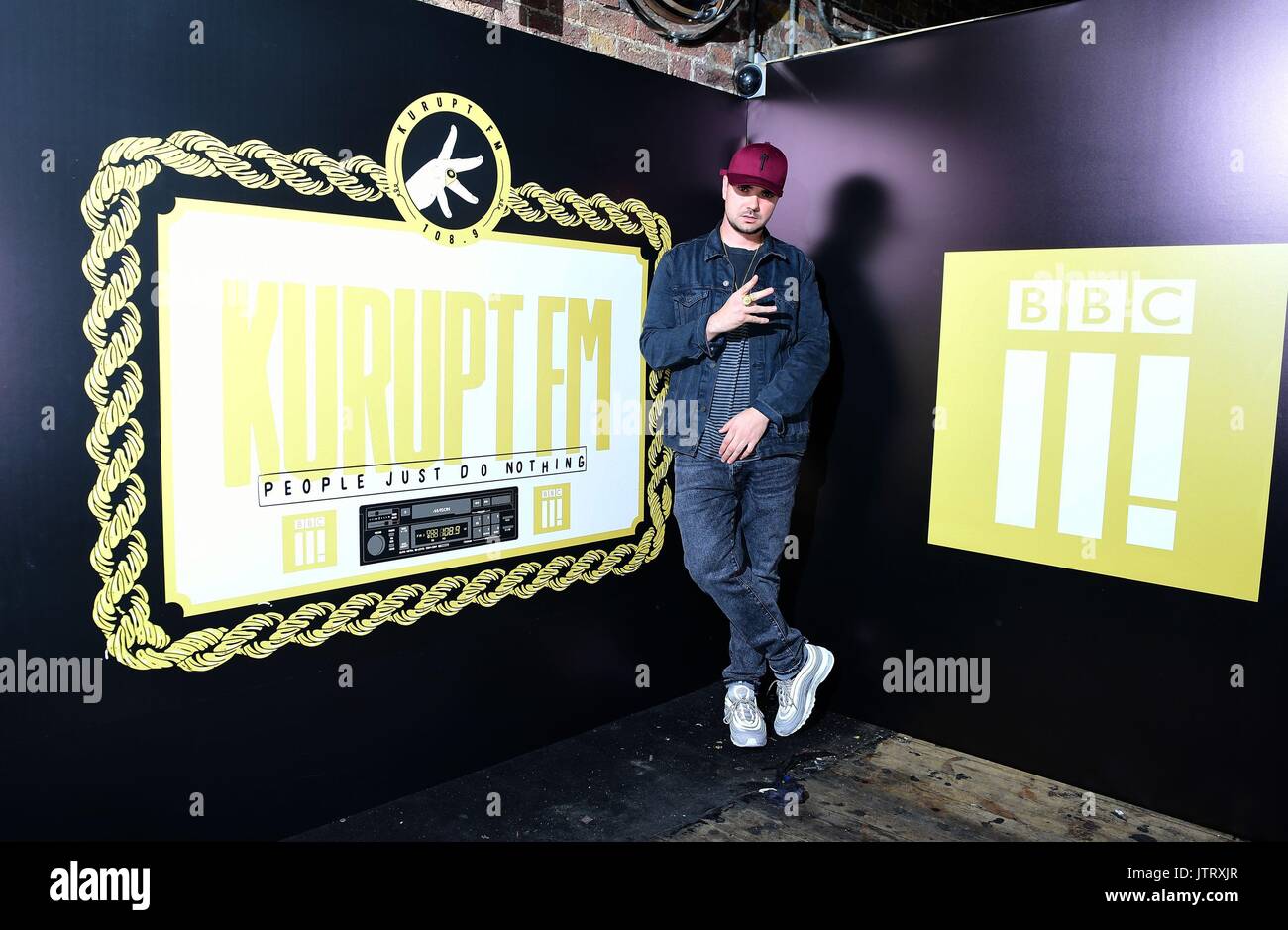 Allan Mustafa attending the BBC3 launch of People Just Do Nothing at ...