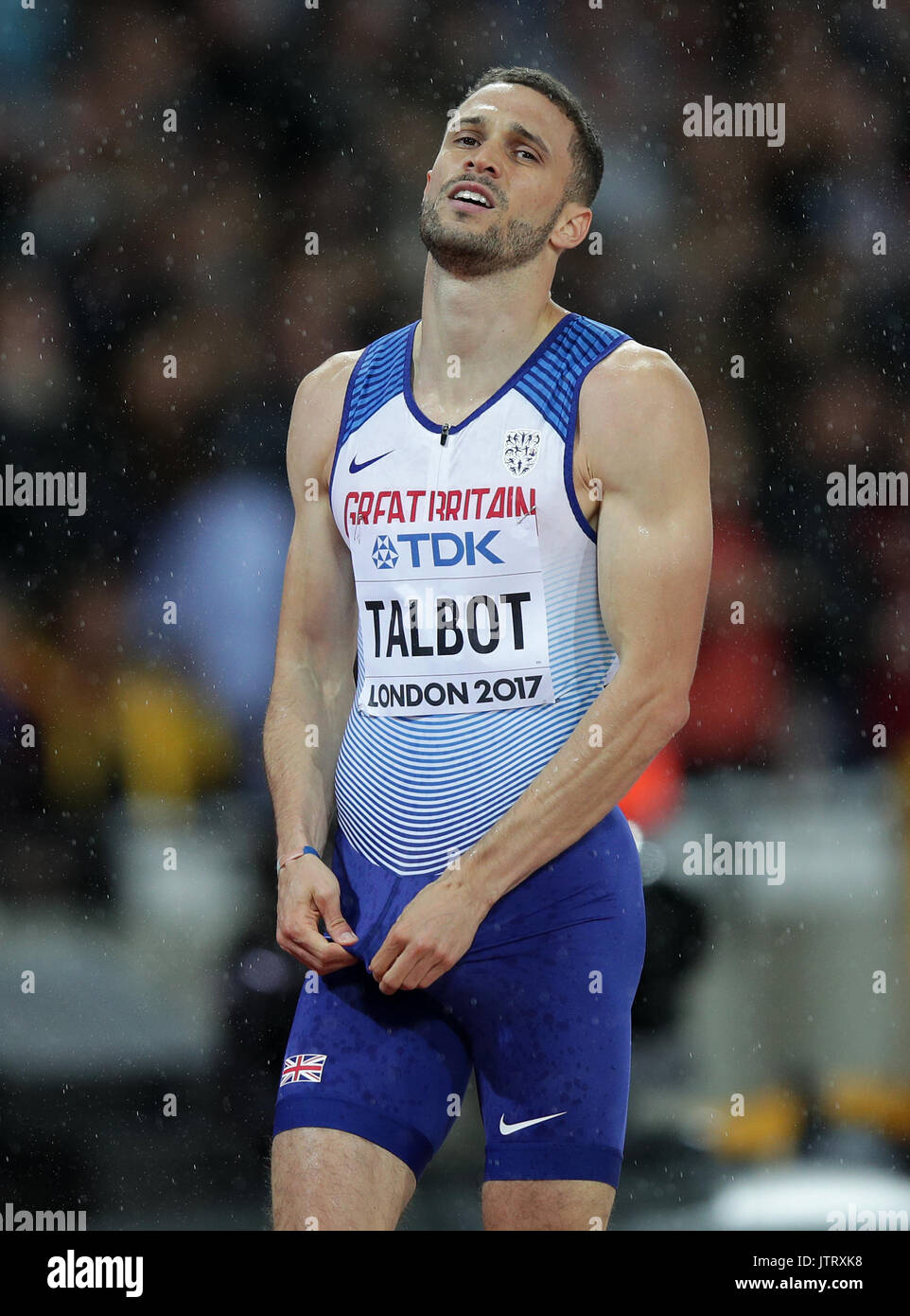 Great Britain's Daniel Talbot after the men's 200m semi-final during ...