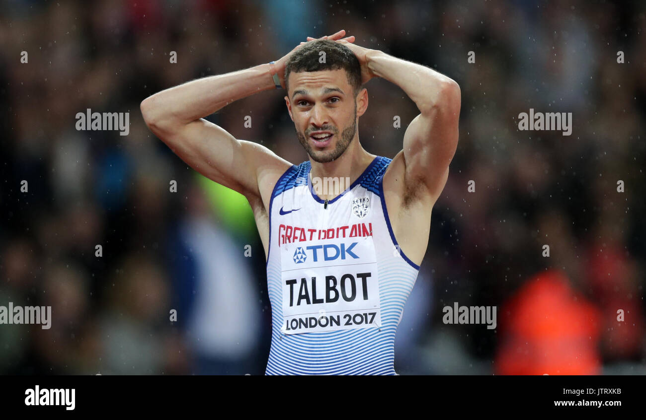 Great Britain's Daniel Talbot after the men's 200m semi-final during ...