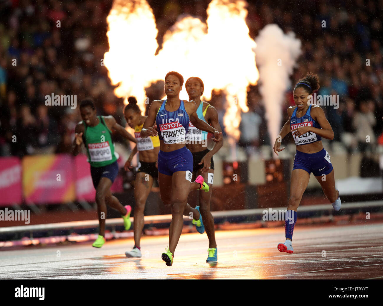 USA's Phyllis Francis wins Gold in the Women's 400m Final during day ...