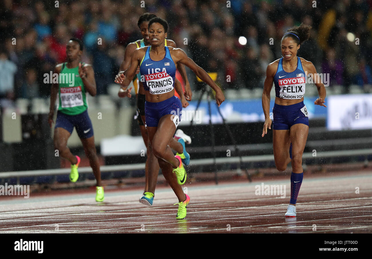 USA's Phyllis Francis wins Gold in the Women's 400m Final during day ...