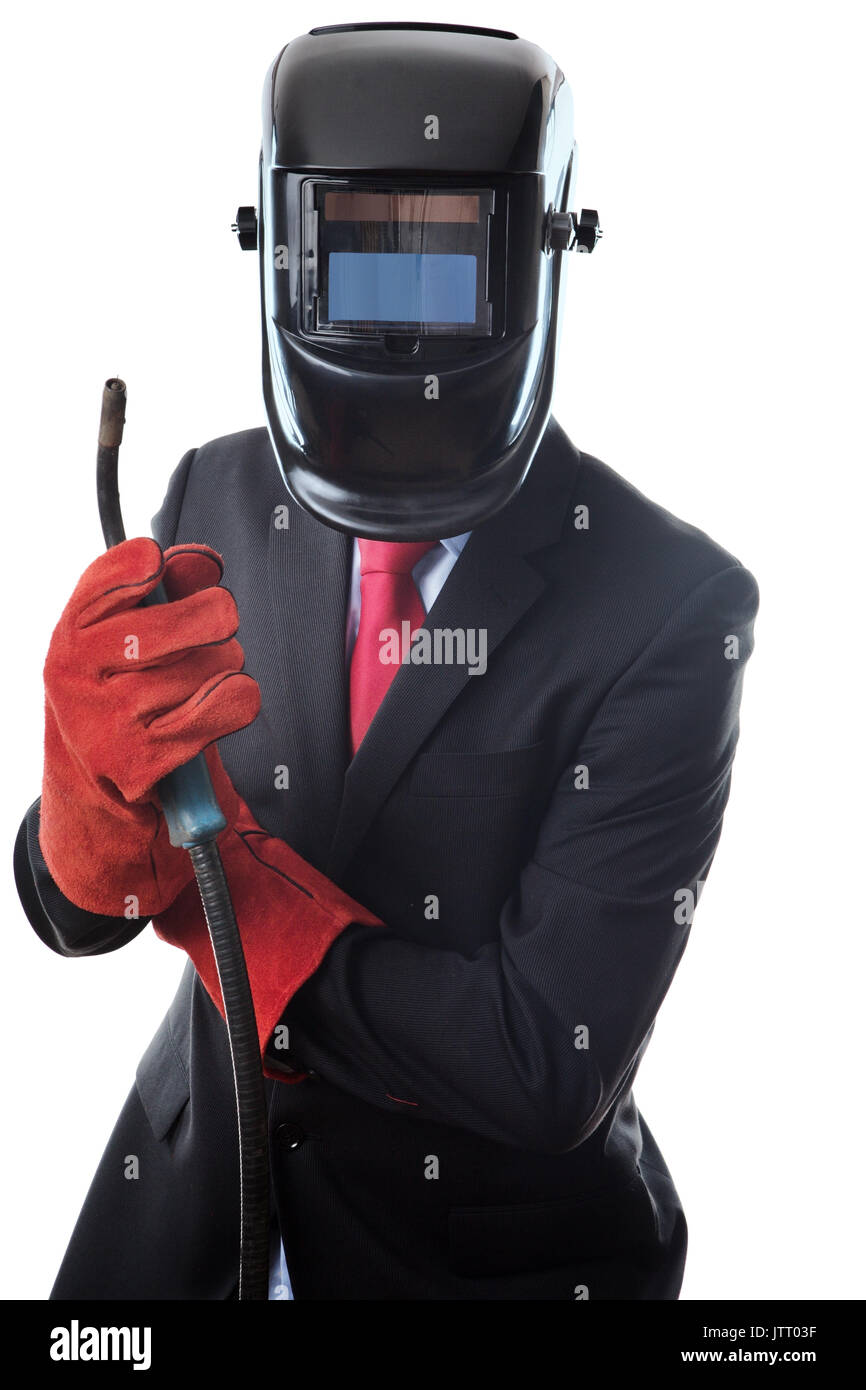 Portrait welder wearing protective welding hi-res stock photography and ...