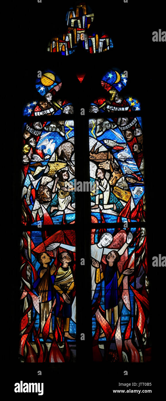 Hell stained glass hi-res stock photography and images - Alamy