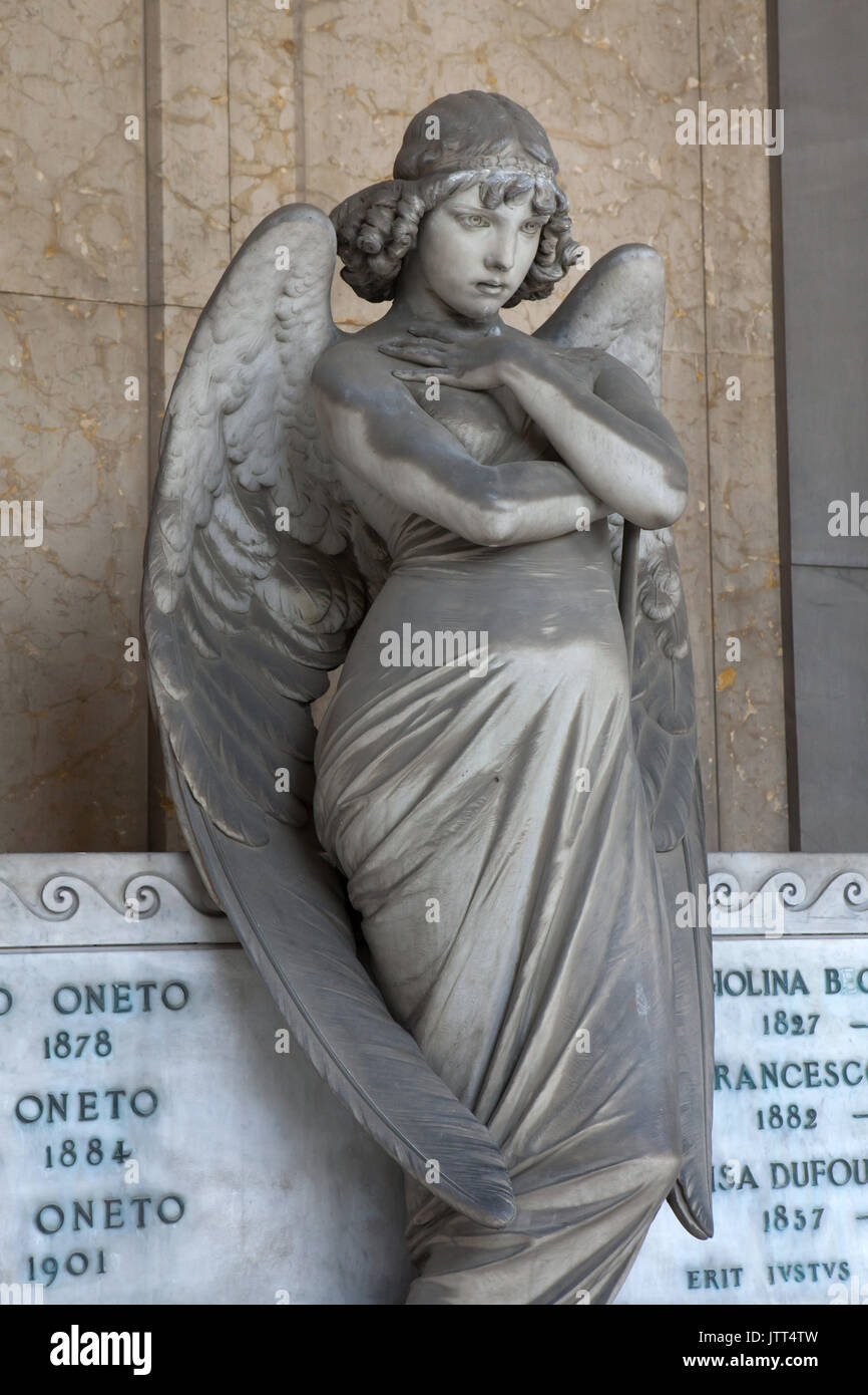 Mourning angel known as the Monteverde Angel (Angelo di Monteverde ...