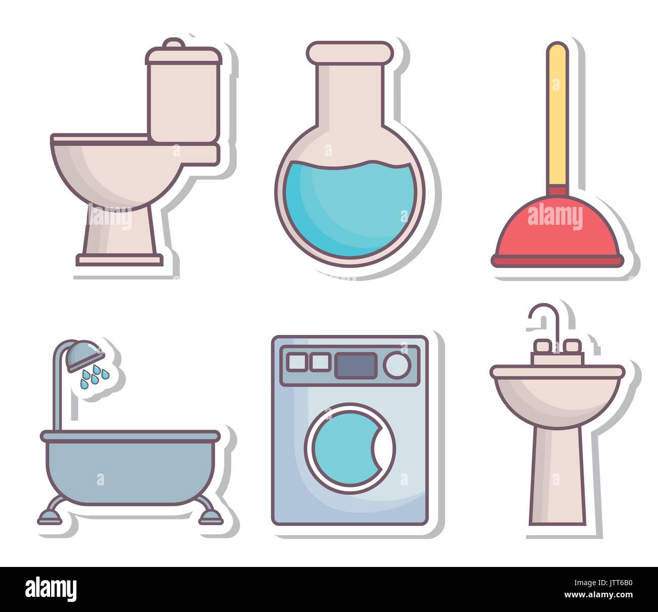 plumbing service design Stock Vector Image & Art - Alamy