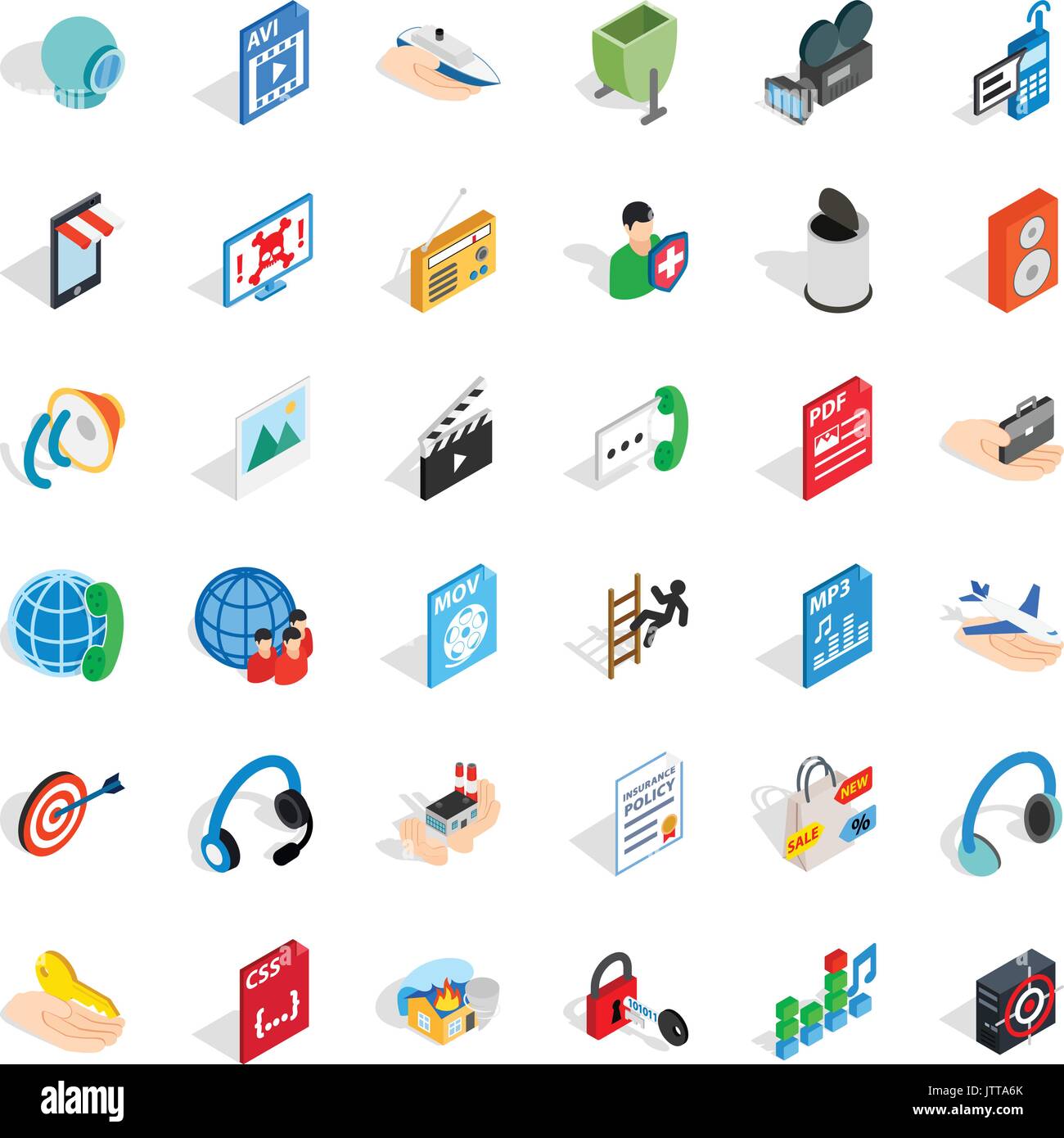 Working briefcase isometric icon hi-res stock photography and images ...