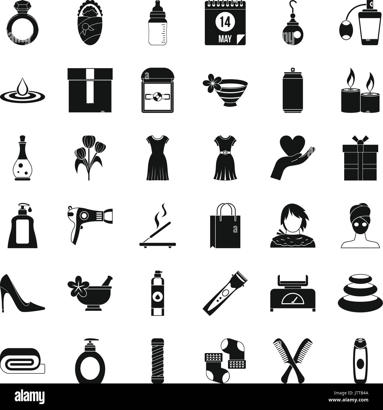 Perfume Woman Box Stock Vector Images - Alamy