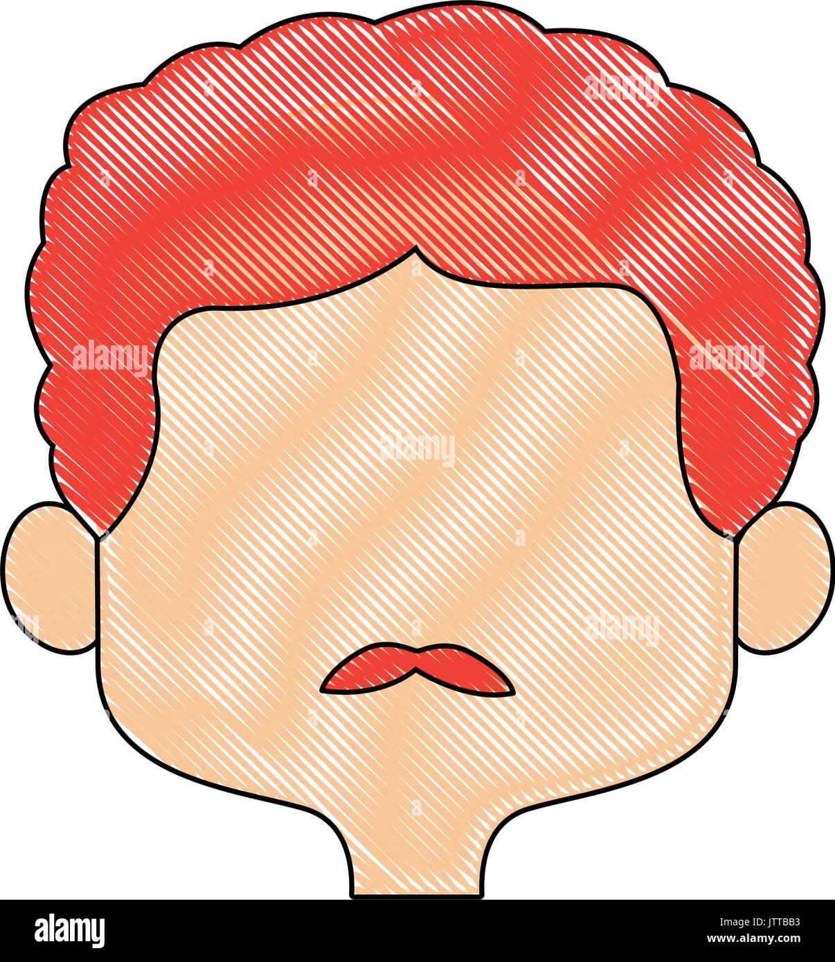 cartoon man face avatar character male cute Stock Vector Image & Art ...