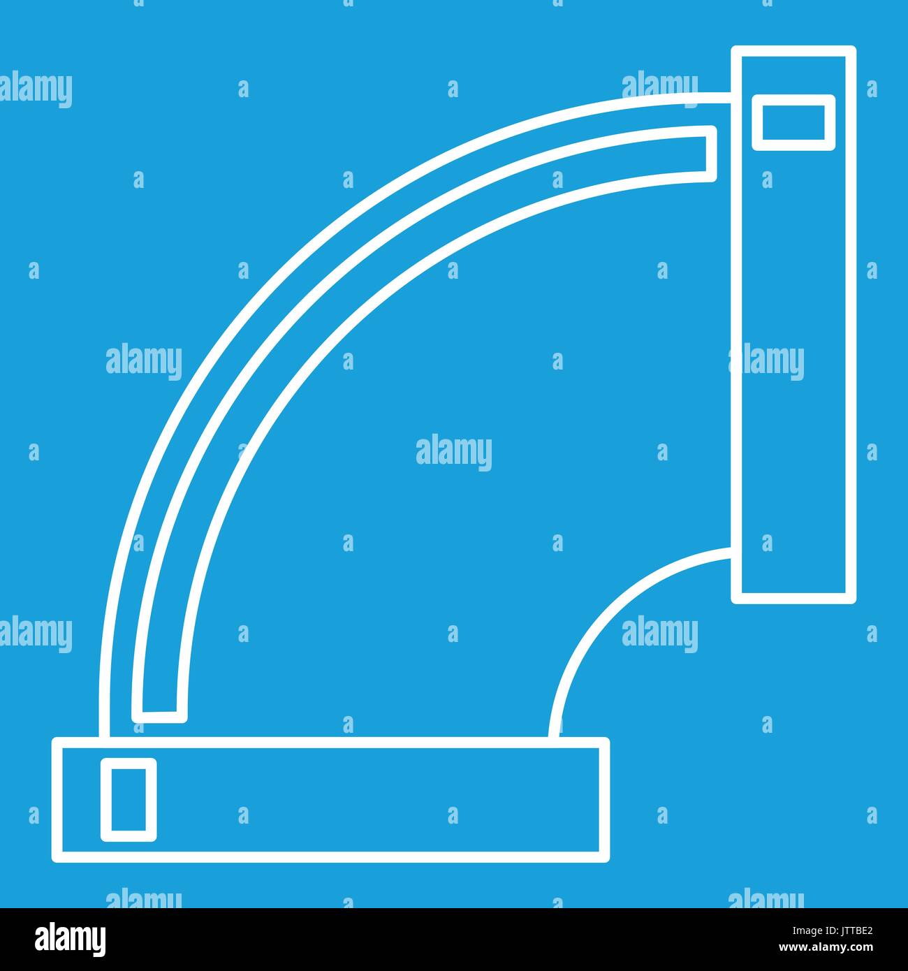 Pipe connection icon, outline style Stock Vector Image & Art - Alamy