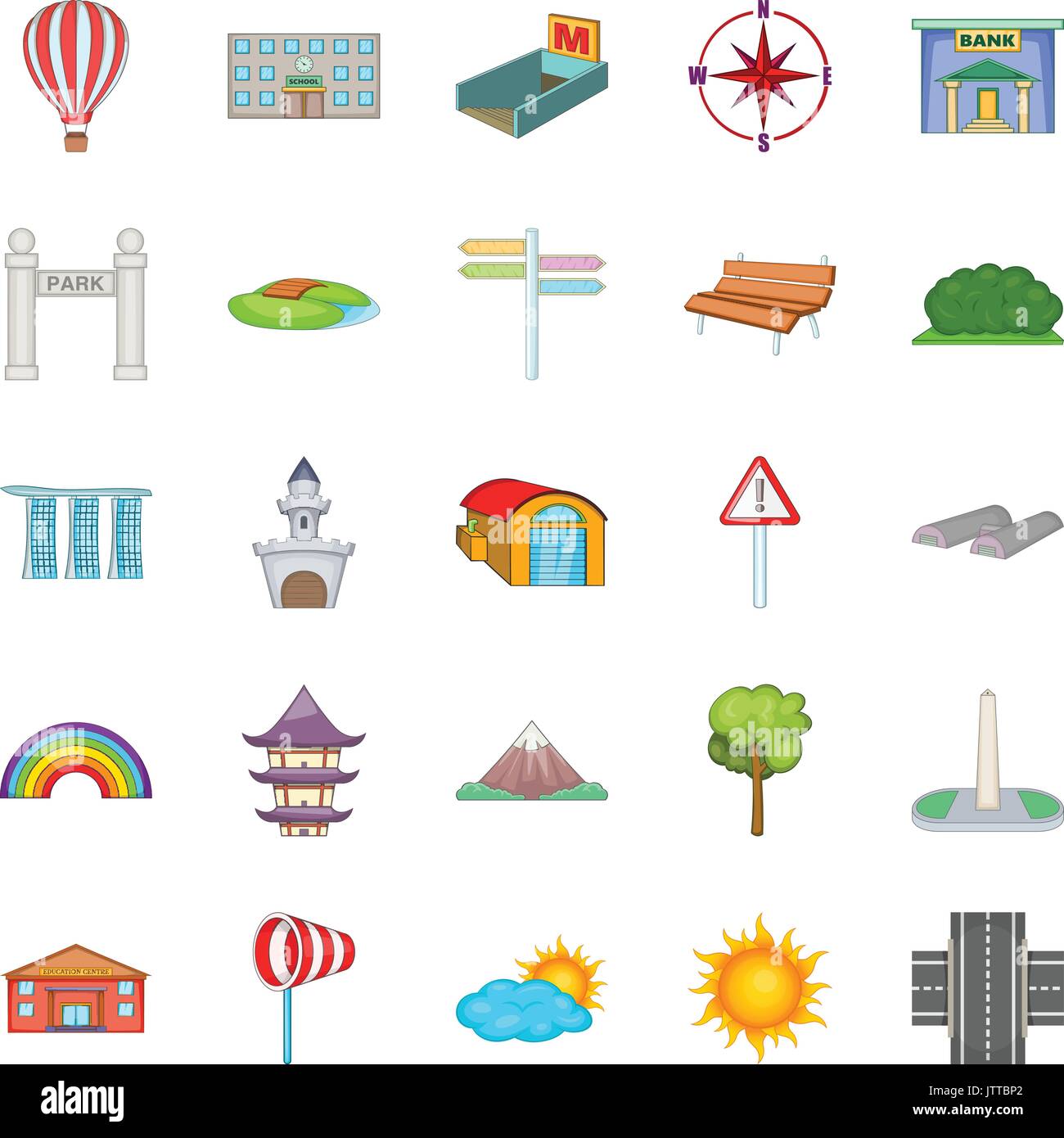 View icons set, cartoon style Stock Vector Image & Art - Alamy