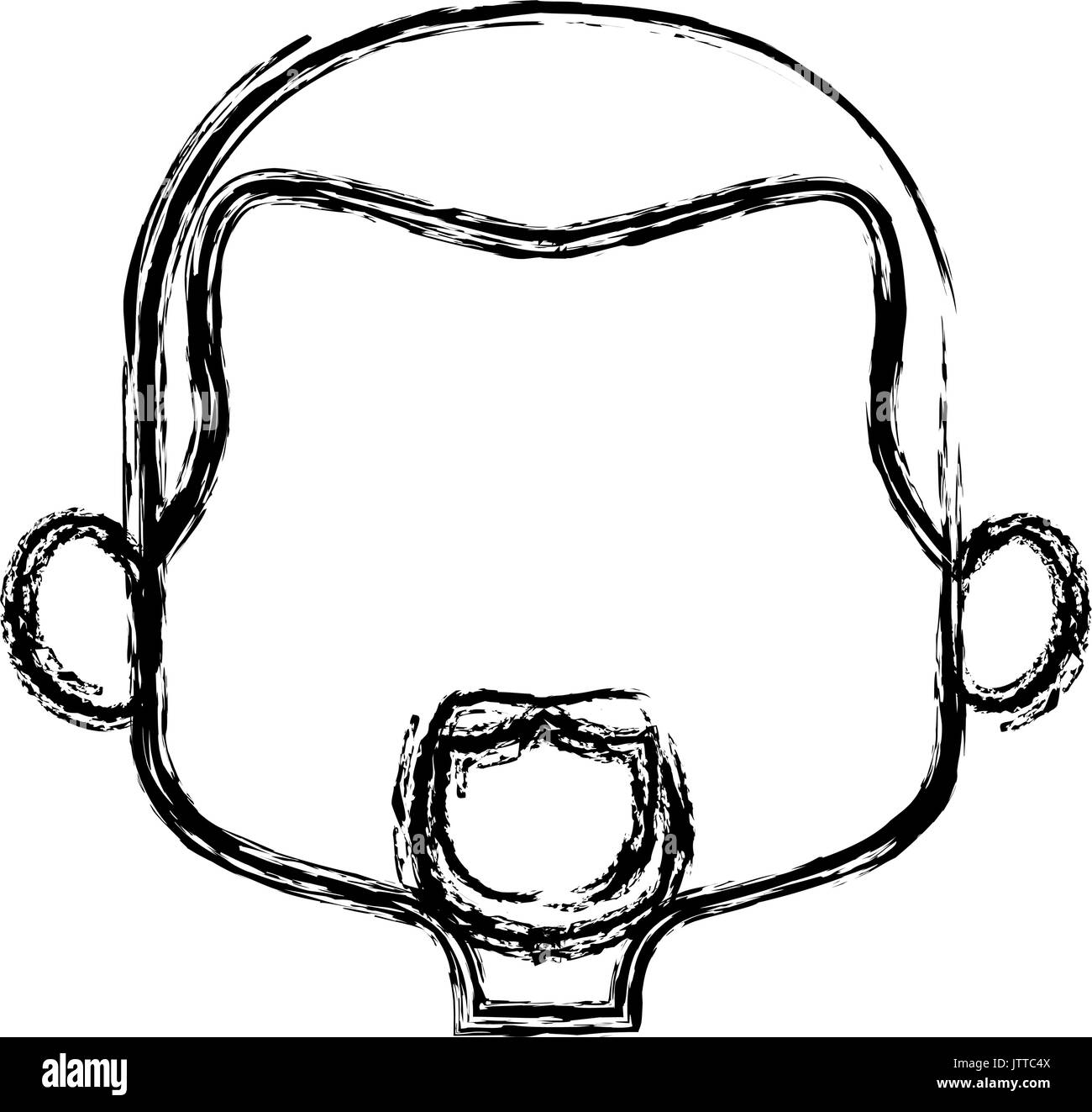 Collection avatar character cute Black and White Stock Photos & Images ...