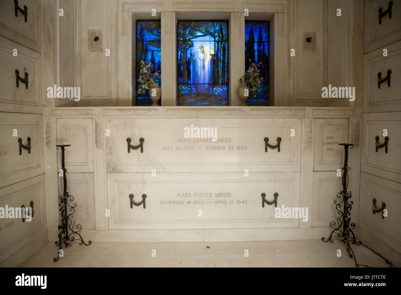 Inside Mausoleum Crypt