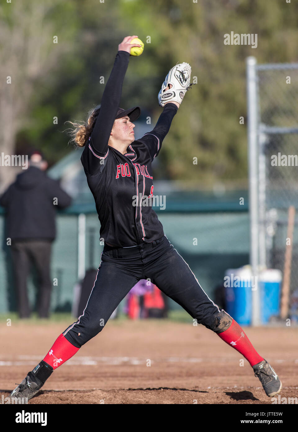 Softball action with Foothill vs. Chico High School in Chico ...