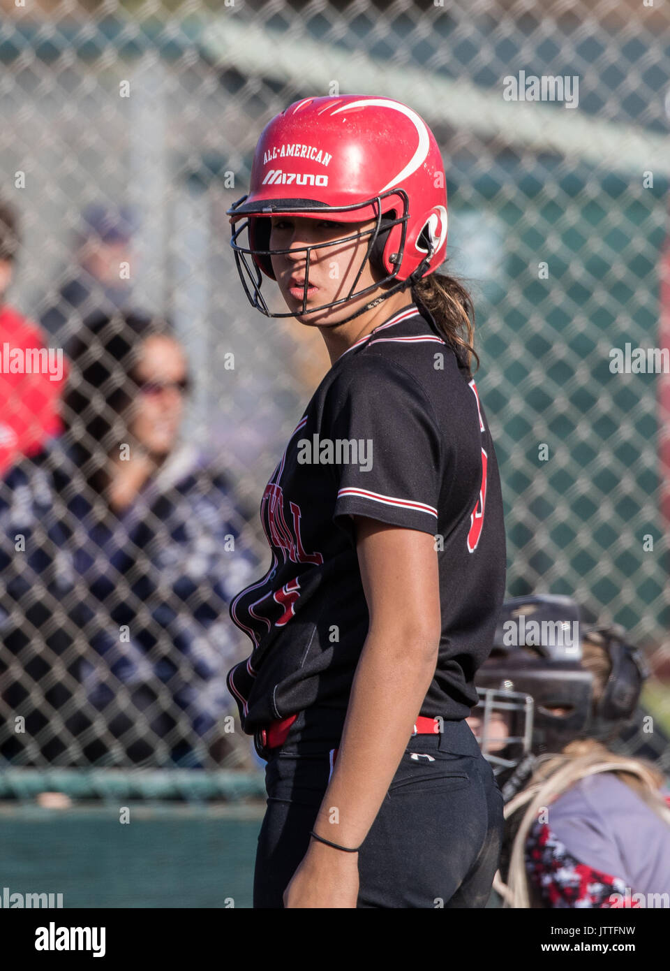 High School Girls Softball Bat High Resolution Stock Photography and ...