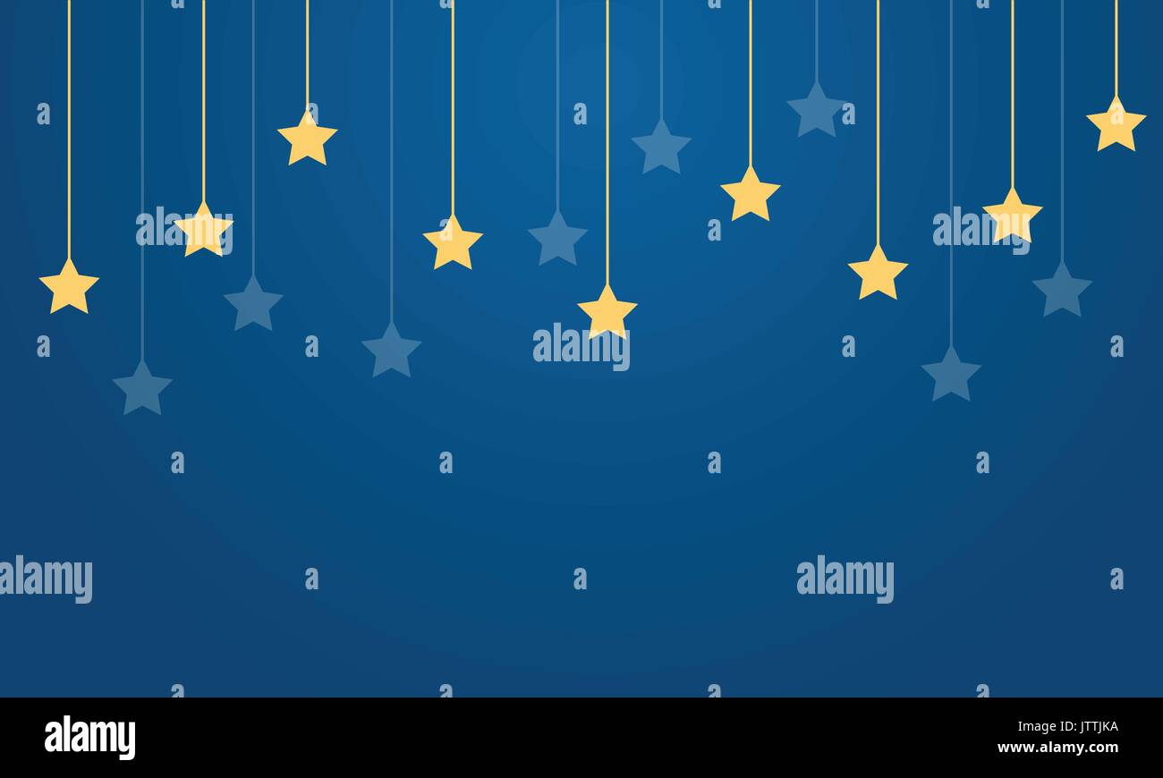 Yellow star on blue background collection Stock Vector Image & Art - Alamy