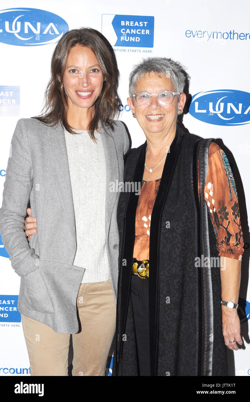 Christy Turlington-Burns and Jeanne Rizzo at the 11th Annual LUNAFEST ...
