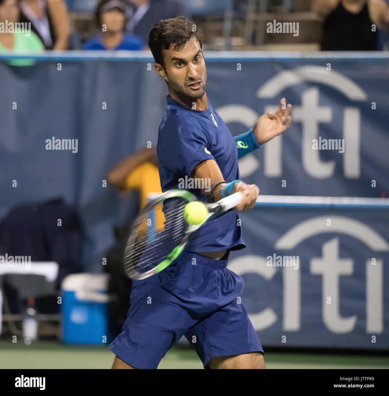 Yuki Bhambri (India, in photo) upset reigning ATP Citi Open champion ...