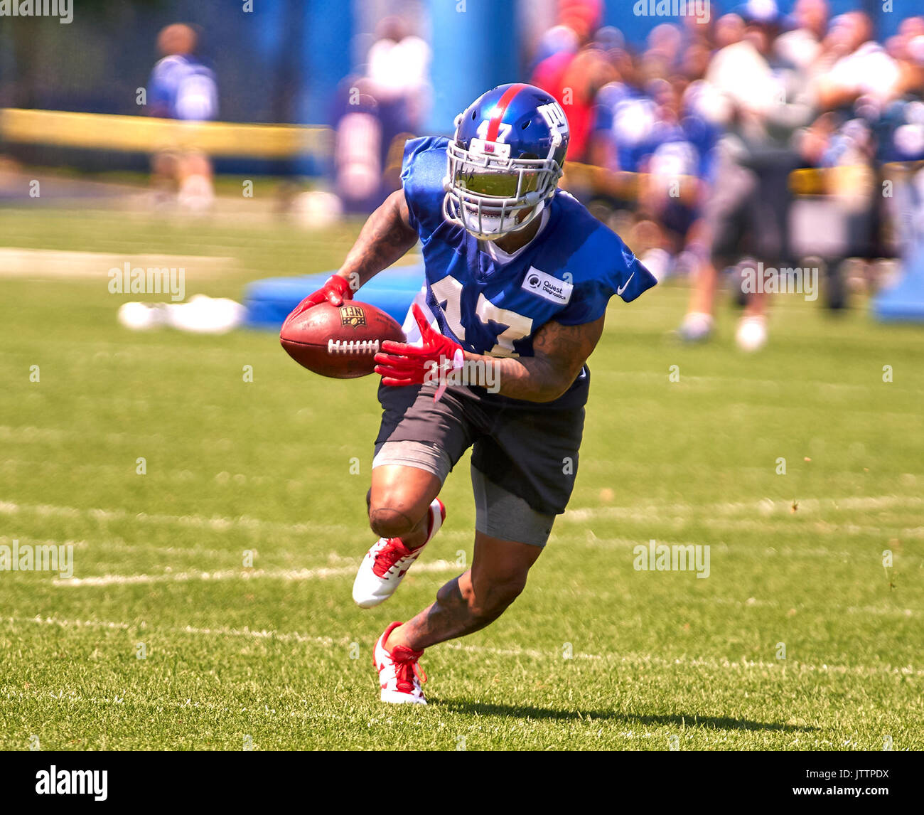 August 9, 2017 - East Rutherford, New Jersey, U.S. - New York Giants ...