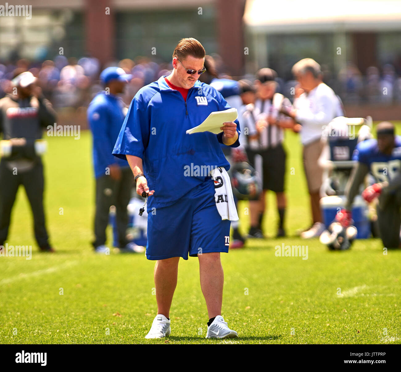 August 9, 2017 - East Rutherford, New Jersey, U.S. - New York Giants ...