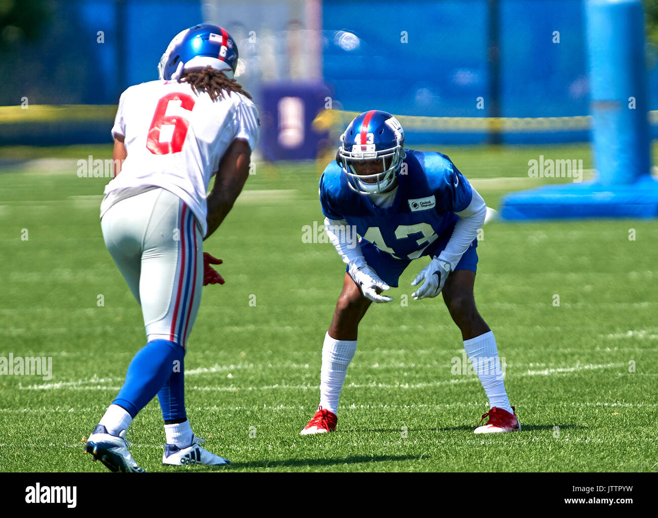 August 9, 2017 - East Rutherford, New Jersey, U.S. - New York Giants ...