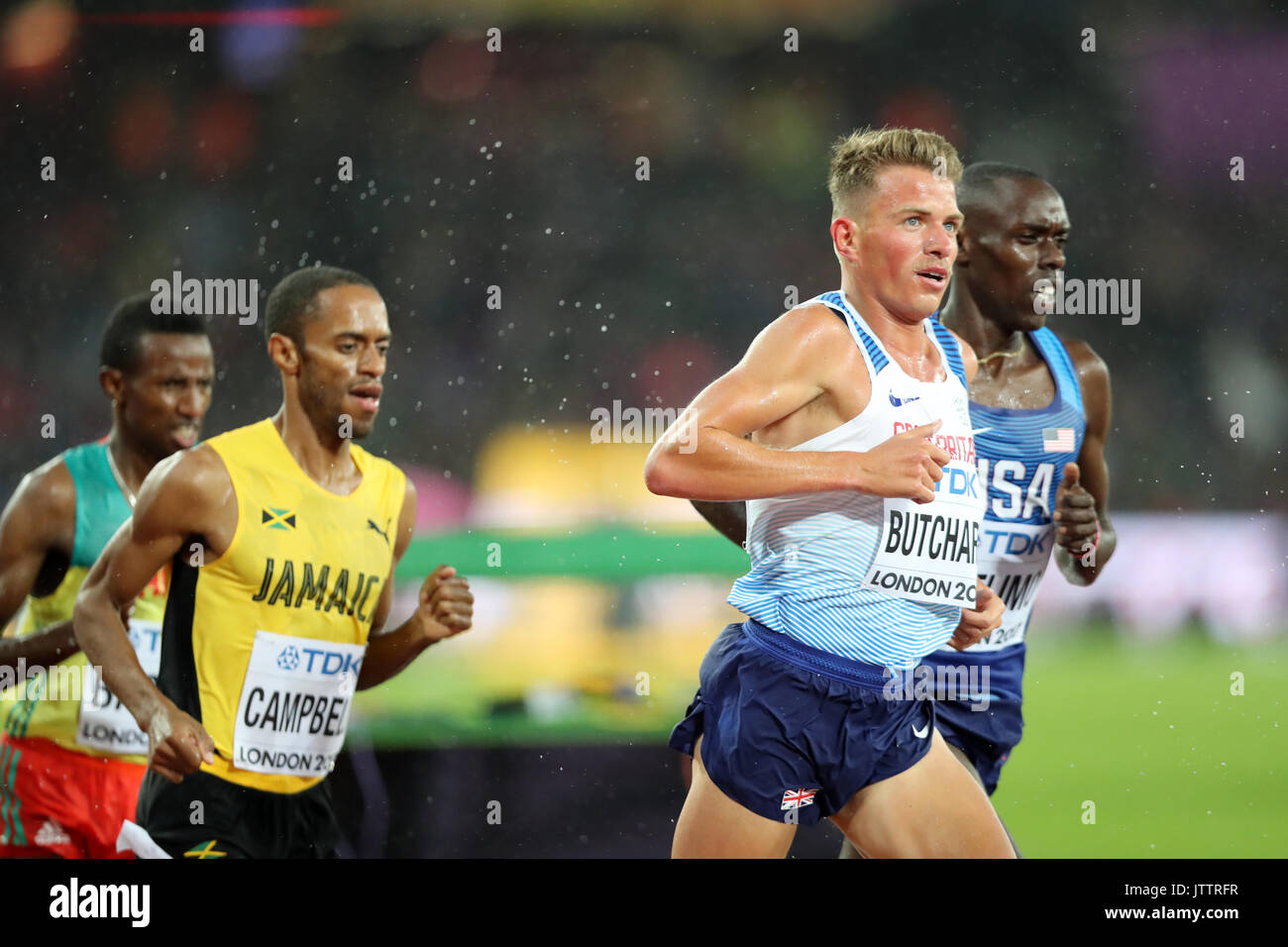 London, UK. 09-Aug-17. Andrew BUTCHART, competing in the 5000m Men's ...