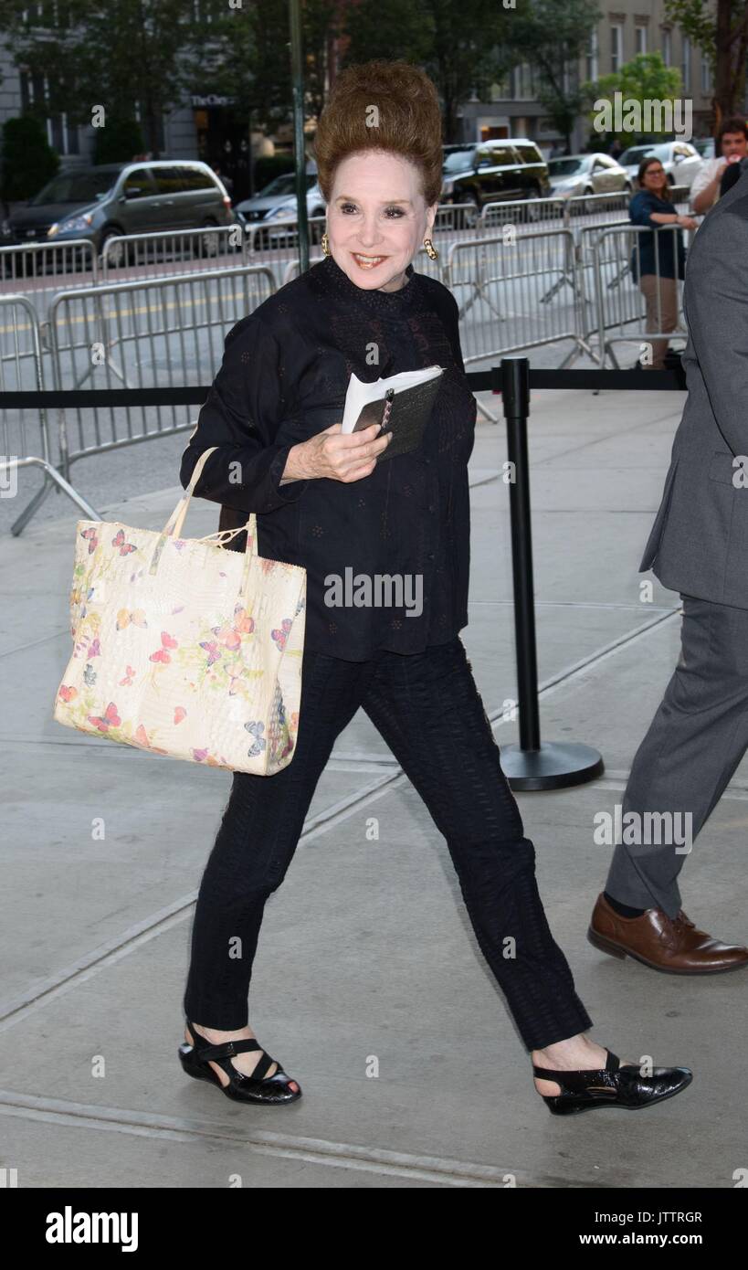 New York, NY, USA. 9th Aug, 2017. Cindy Adams at arrivals for THE GLASS ...