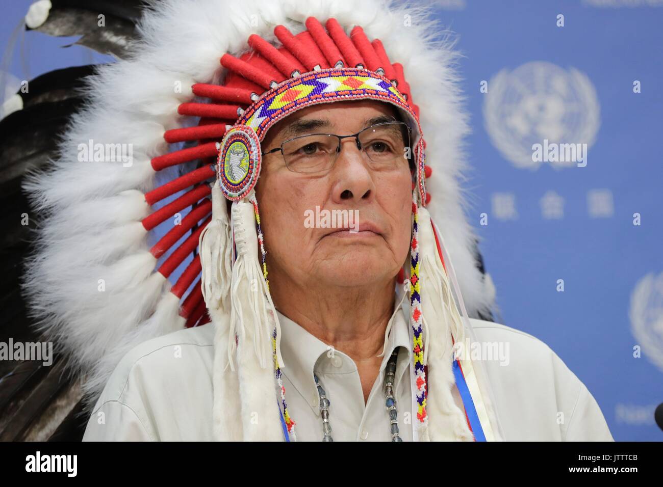 United Nations, New York, USA, August 09 2017 - Grand Chief Wilton ...
