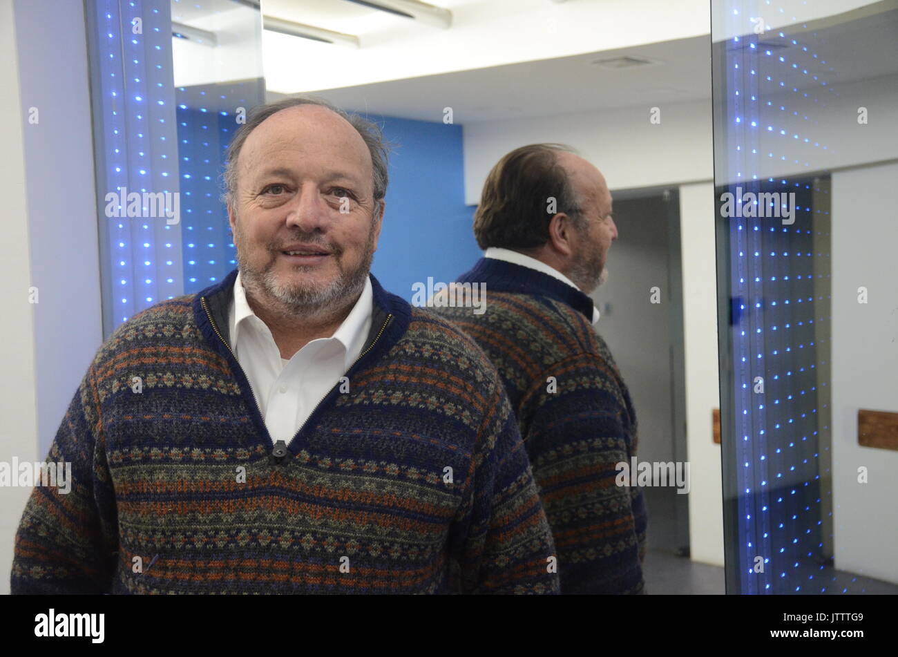 La Paz, Bolivia. 7th June, 2017. Cardiologist and inventor Franz ...