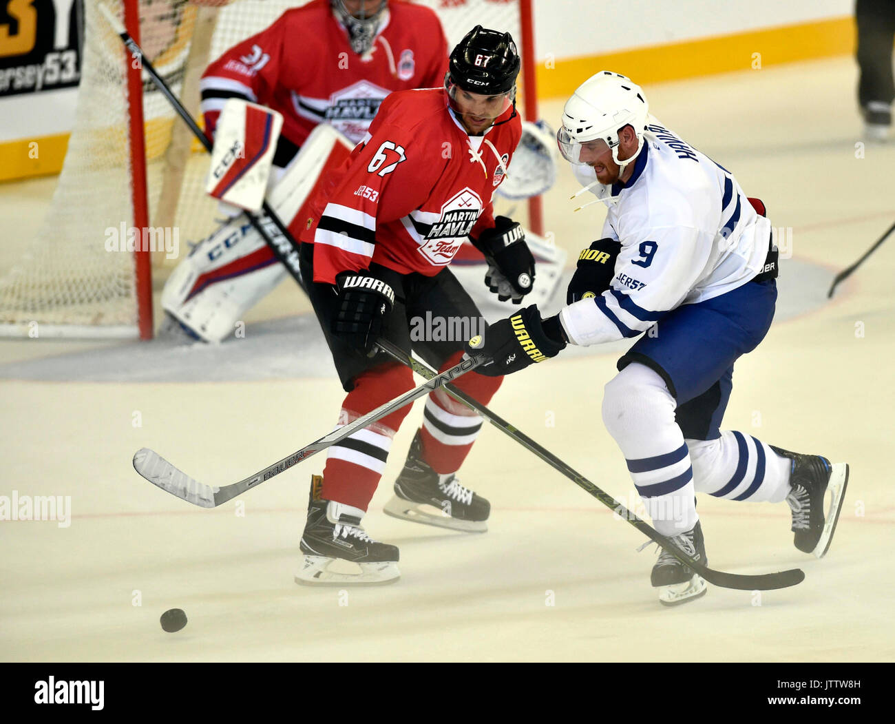 Brno, Czech Republic. 09th Aug, 2017. Czech ice hockey player Martin ...