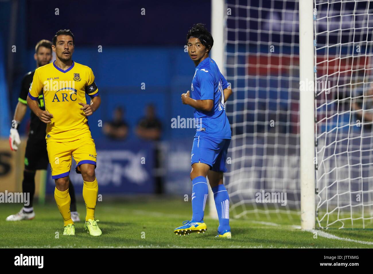 Alcorcon, Spain. 9th Aug, 2017. Gaku Shibasaki (Getafe) Football/Soccer ...