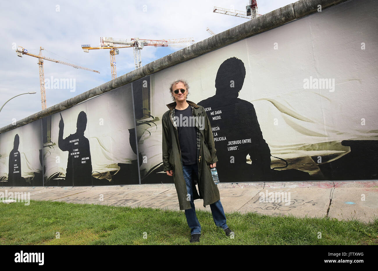 Berlin, Germany. 10th Aug, 2017. Artist Stefan Roloff standing at the ...