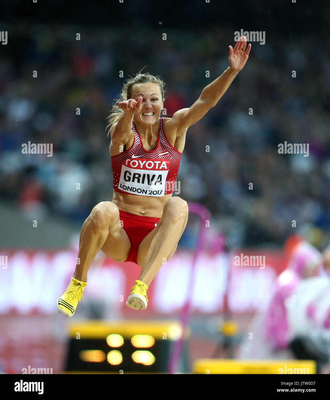 Lauma Griva Long Jump World Athletics Championships 2017 London Stam ...