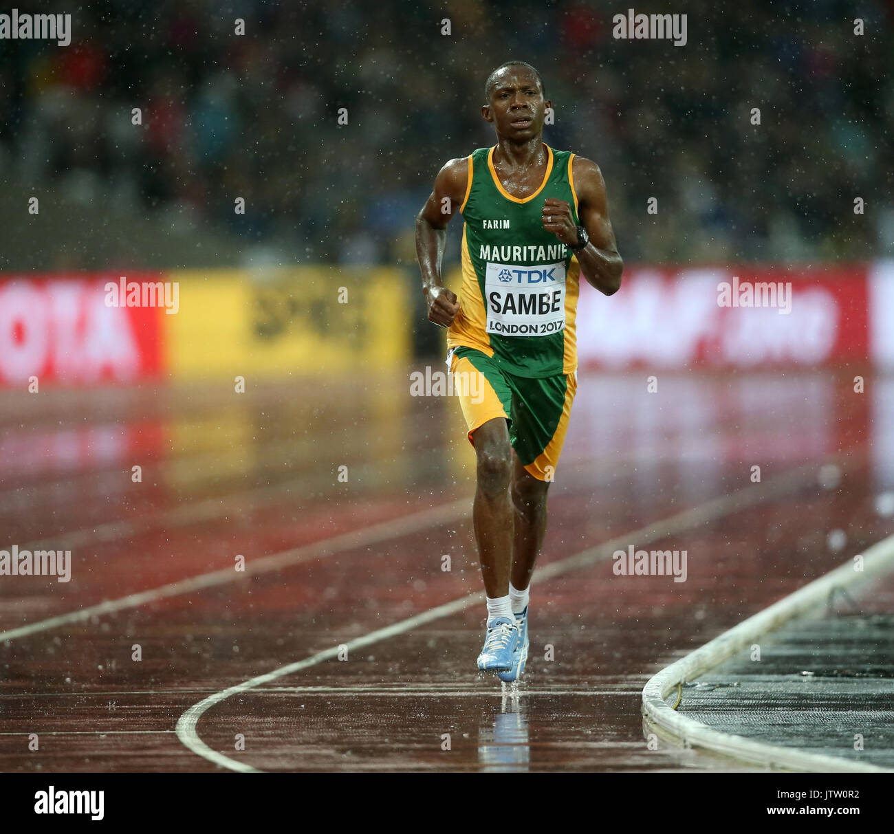 Mohamed Sambe 5000 Metres World Athletics Championships 2017 London ...