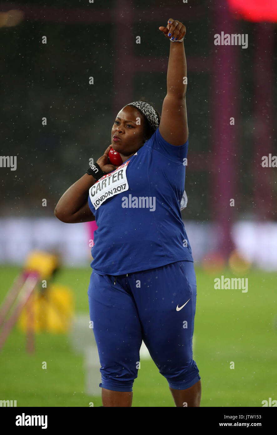 Michelle Carter Shot Put World Athletics Championships 2017 London Stam ...