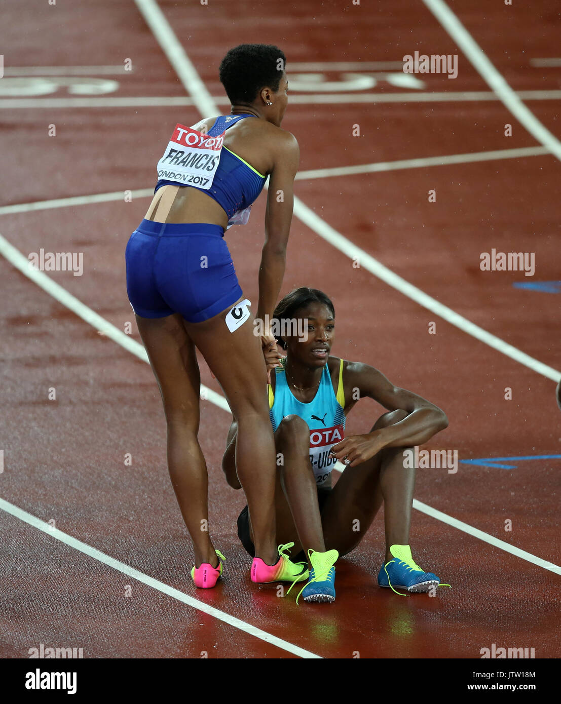 Phyllis Francis & Shaunae Miller Uibo 400 Metres Final World Athletics ...