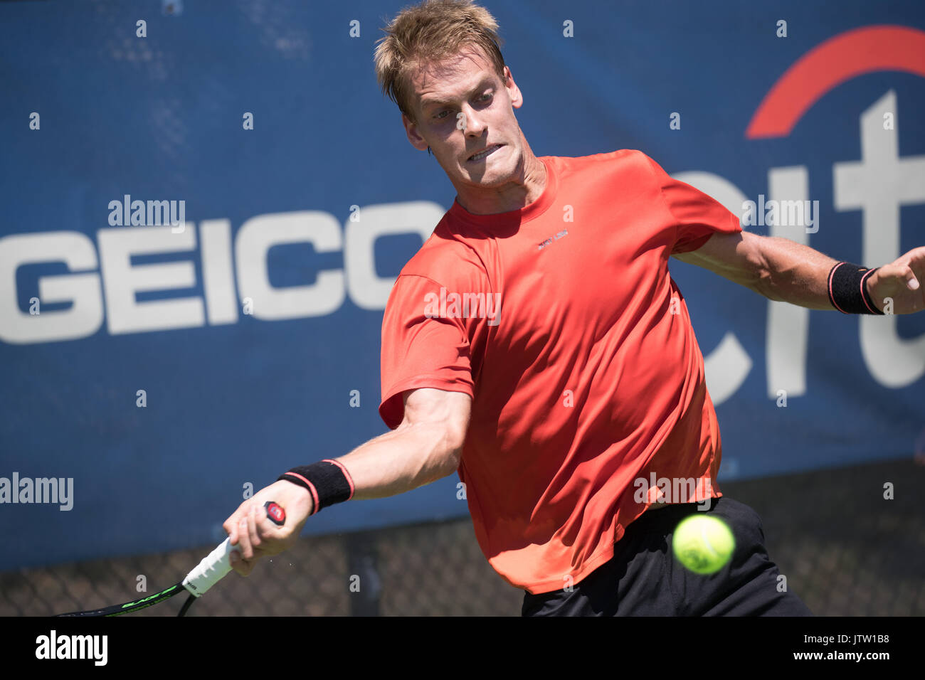 Joao Pedro Sorgi of Brazil (in photo) lost a Citi Open 2nd round men's ...