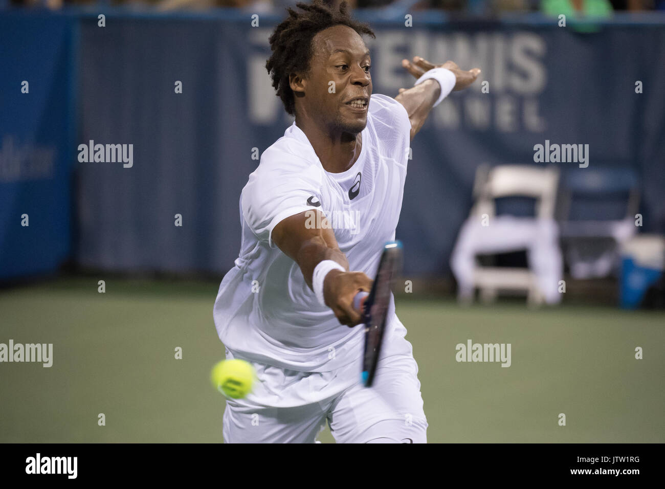 Reigning ATP Citi Open champion Gael Monfils (France, in photo) was ...