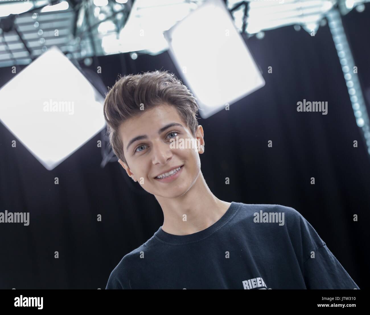 Berlin, Germany. 04th Aug, 2017. German internet star and singer Lukas ...