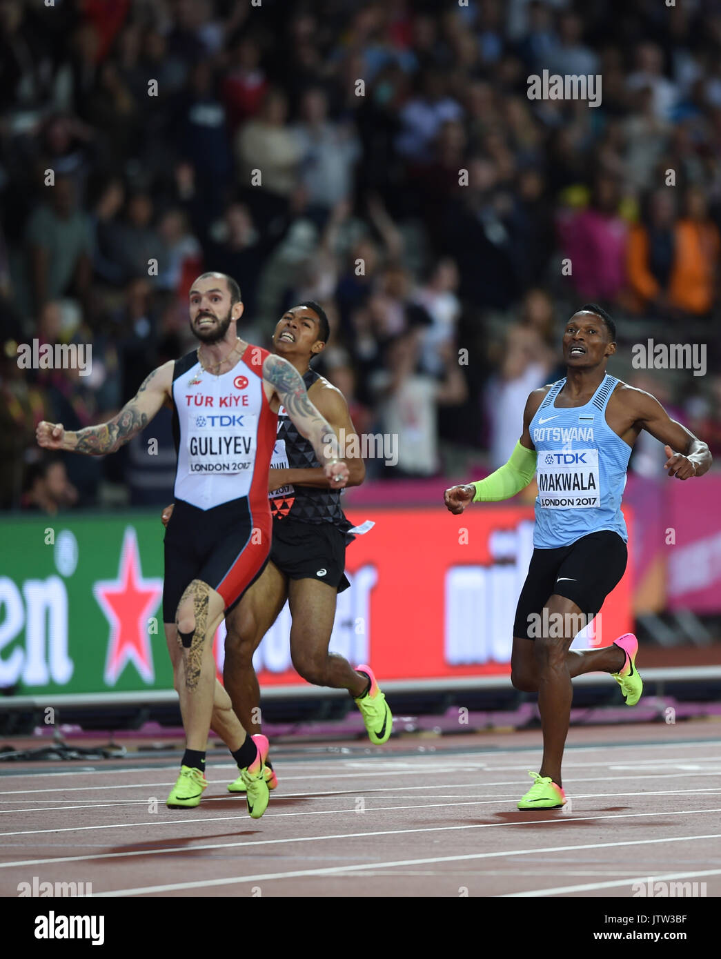 Mens 200 meter final hi-res stock photography and images - Alamy