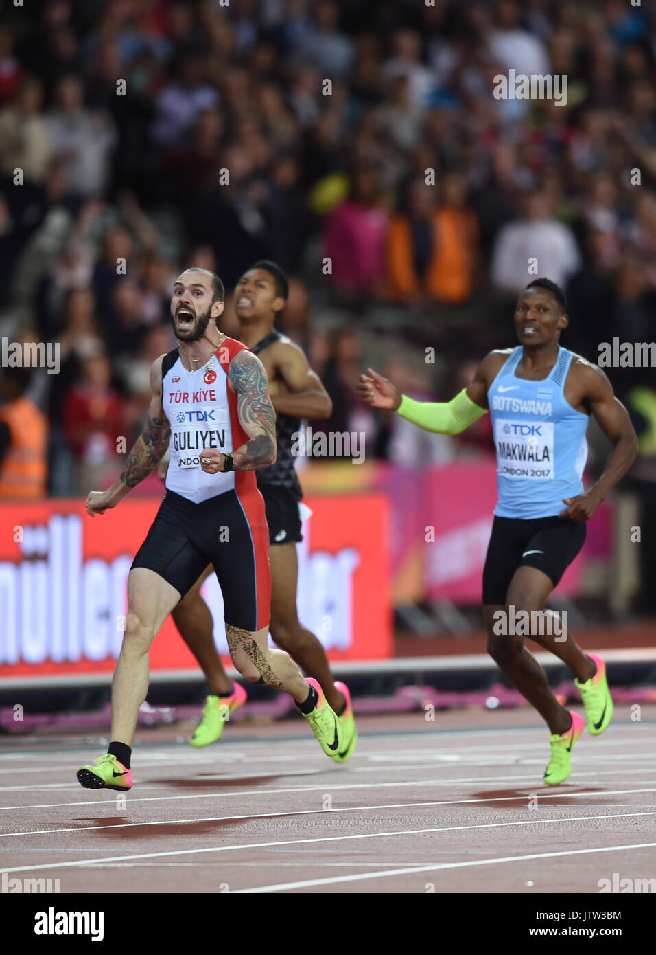 Mens 200 meter final hi-res stock photography and images - Alamy
