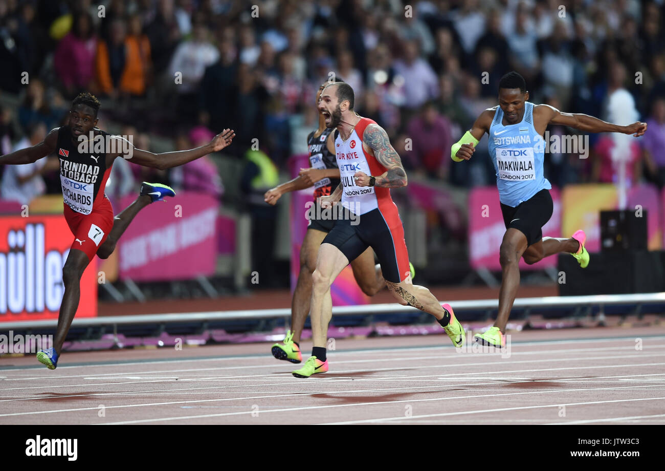 Mens 200 meter final hi-res stock photography and images - Alamy