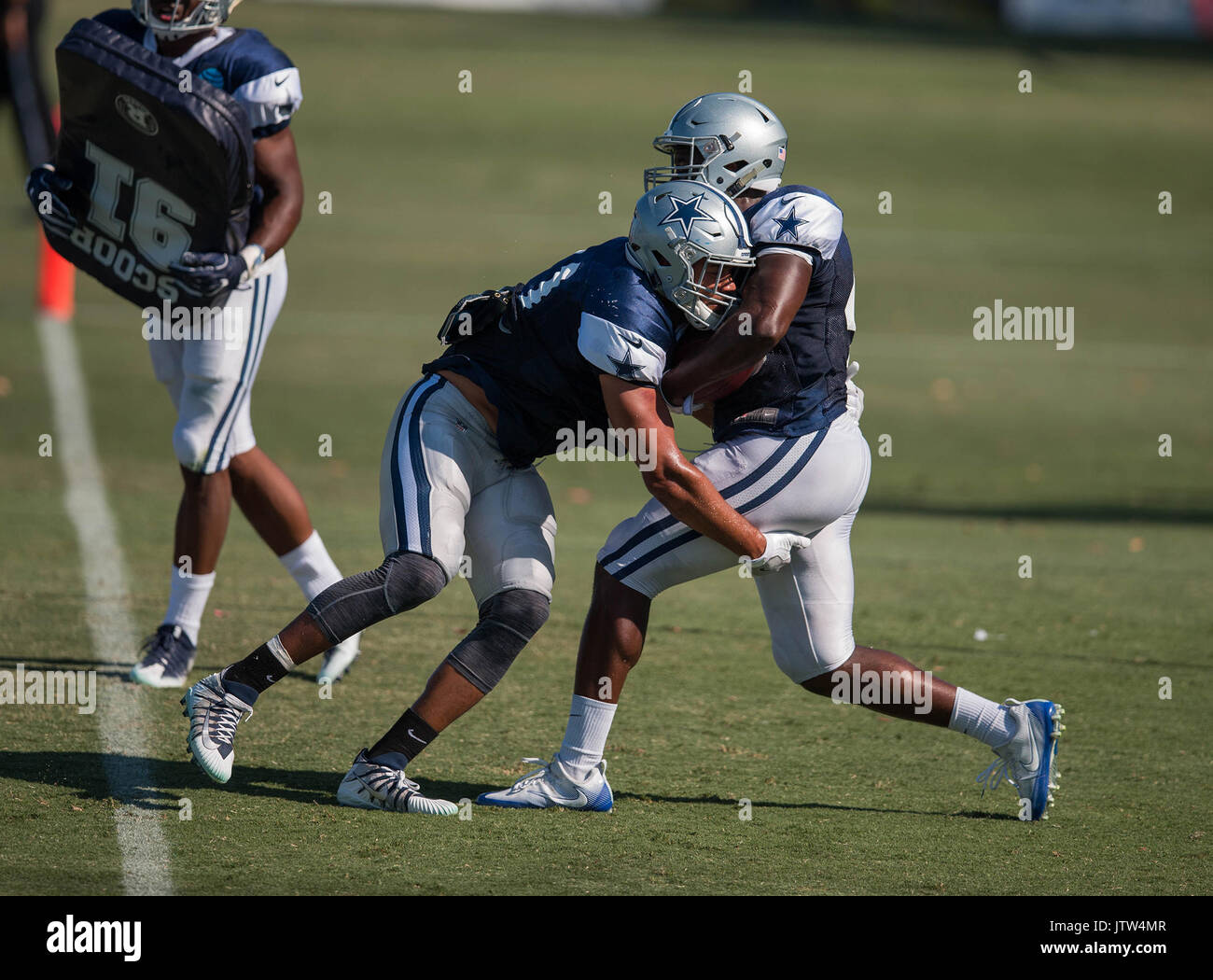 August 08, 2017 Oxnard, CA.Dallas Cowboys linebacker (51) Kyle Wilber ...
