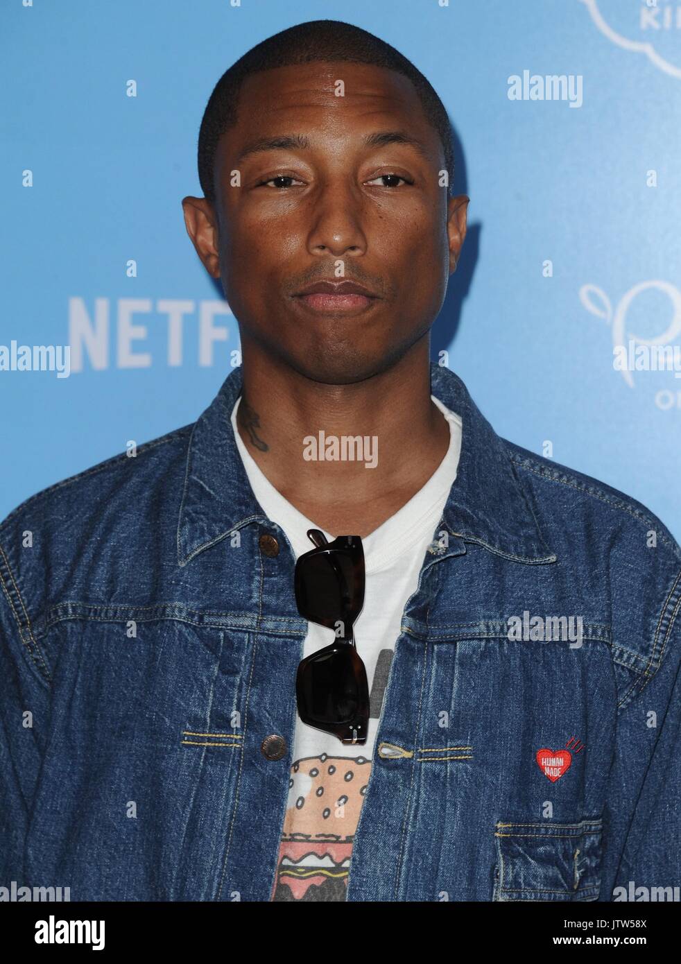 Los Angeles, CA, USA. 10th Aug, 2017. Pharrell Williams at arrivals for ...