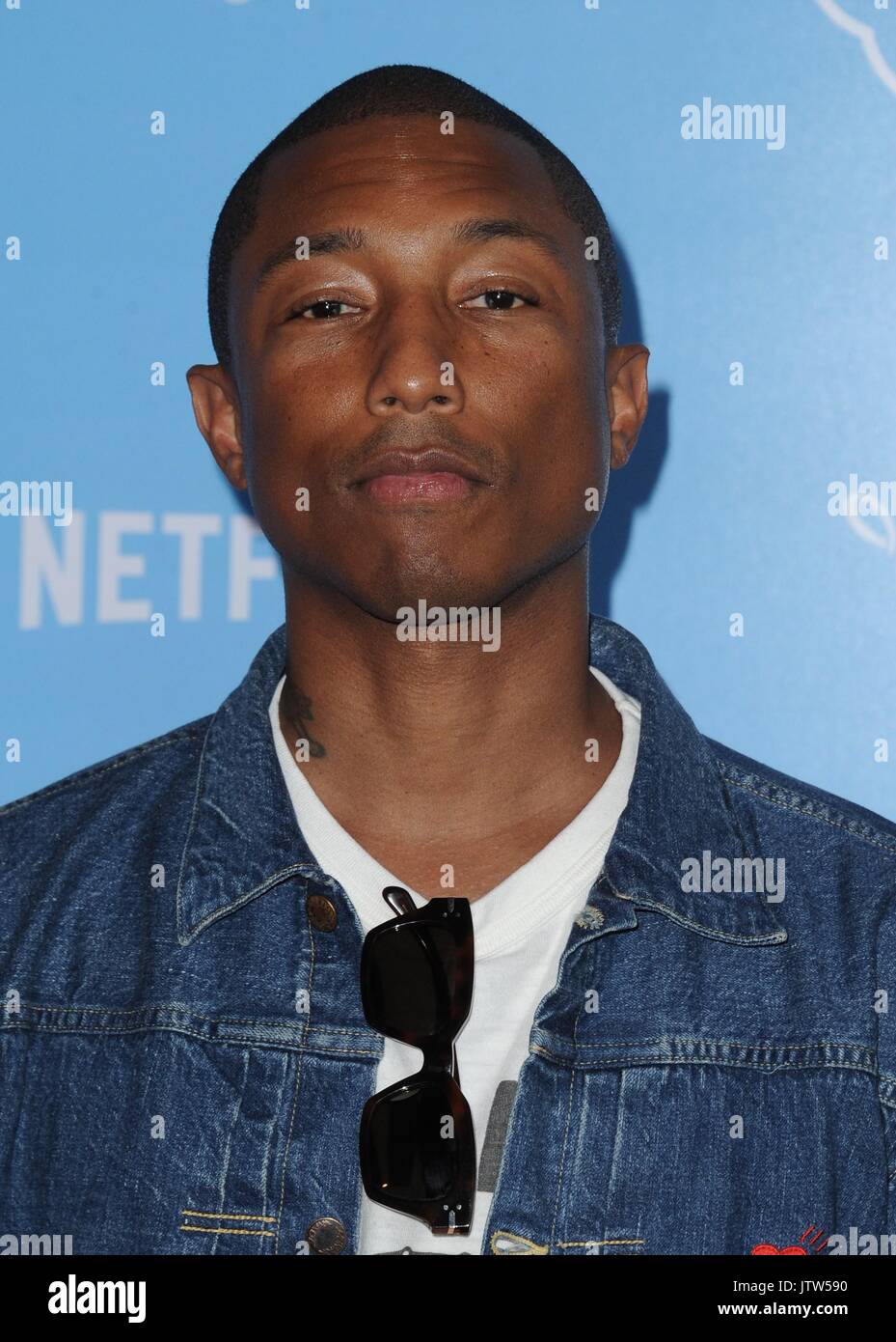 Los Angeles, CA, USA. 10th Aug, 2017. Pharrell Williams at arrivals for ...