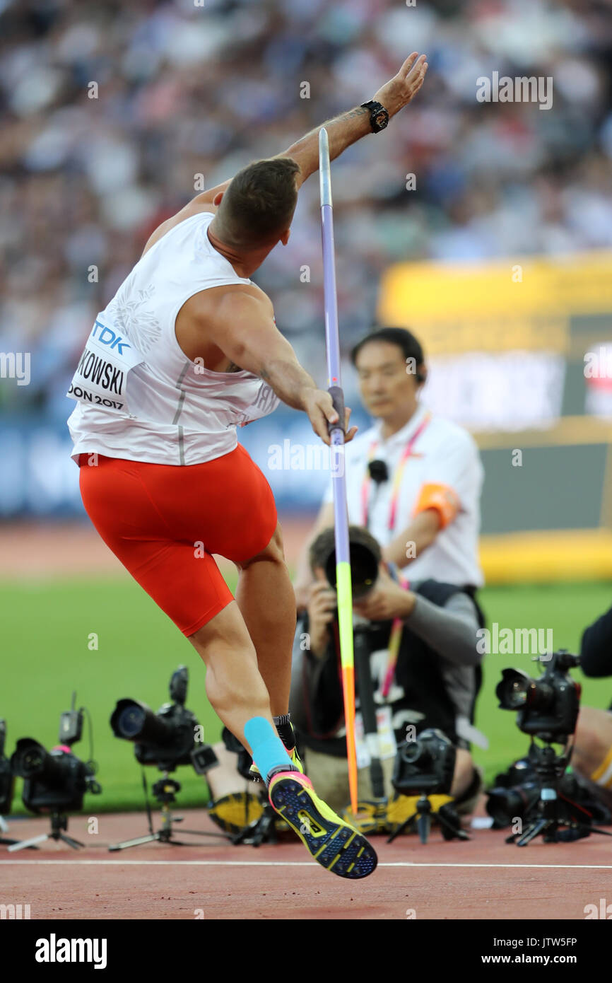 London, UK. 10-Aug-17. Marcin KRUKOWSKI (Poland) competing in the ...