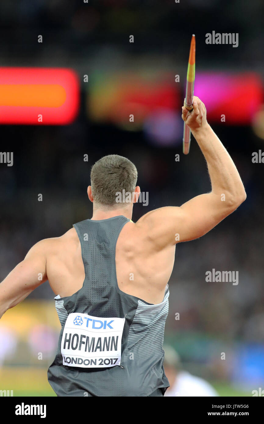 London, UK. 10-Aug-17. Andreas HOFMANN (Germany) competing in the ...