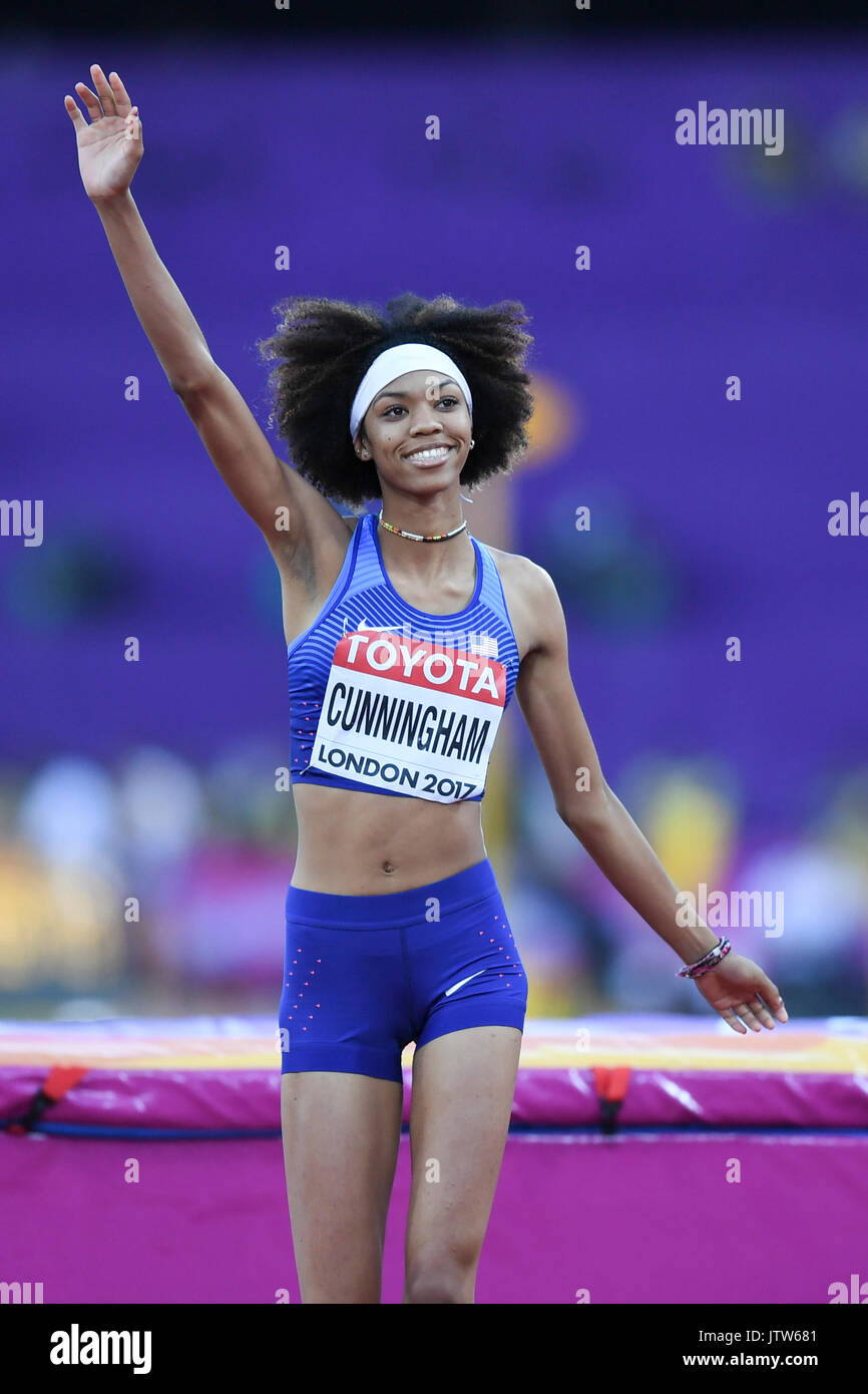 Vashti cunningham high jump hi-res stock photography and images - Alamy