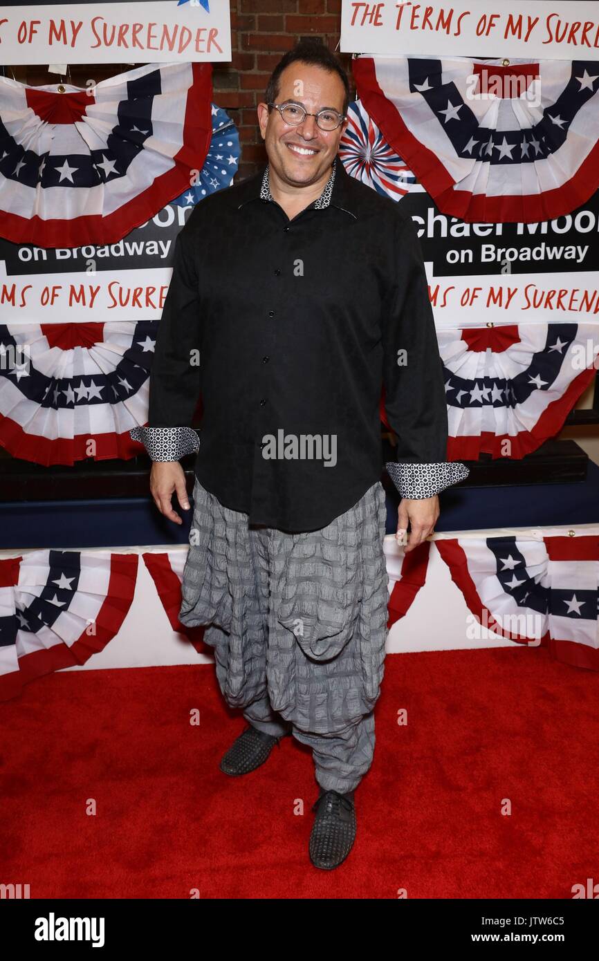 New York, NY, USA. 10th Aug, 2017. Michael Mayer at arrivals for THE ...